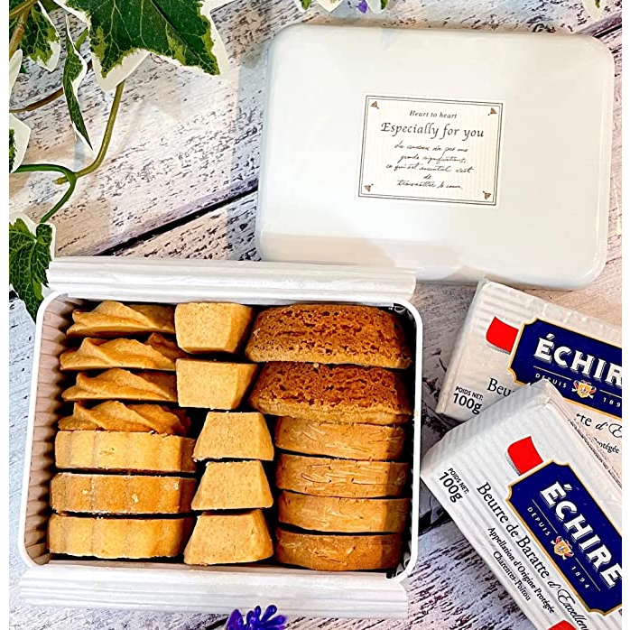 French (Echiré village) fermented butter baked confectionery assortment ...