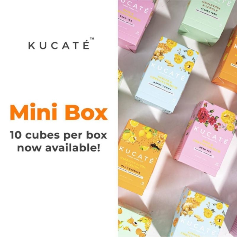 Kucate Mini Box Honey Tea Cubes | Shopee Singapore