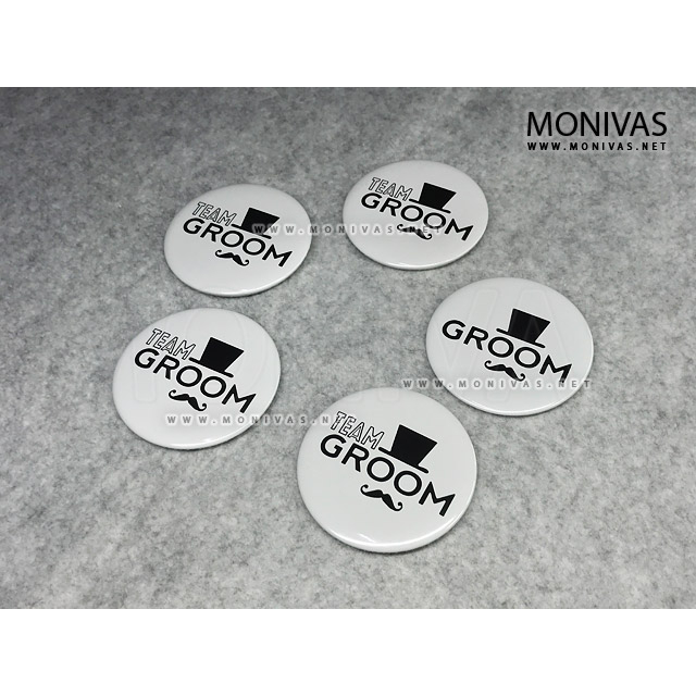 Team Groom Badges Bachelor Party Pin Brooch Wedding Gate Crash ...