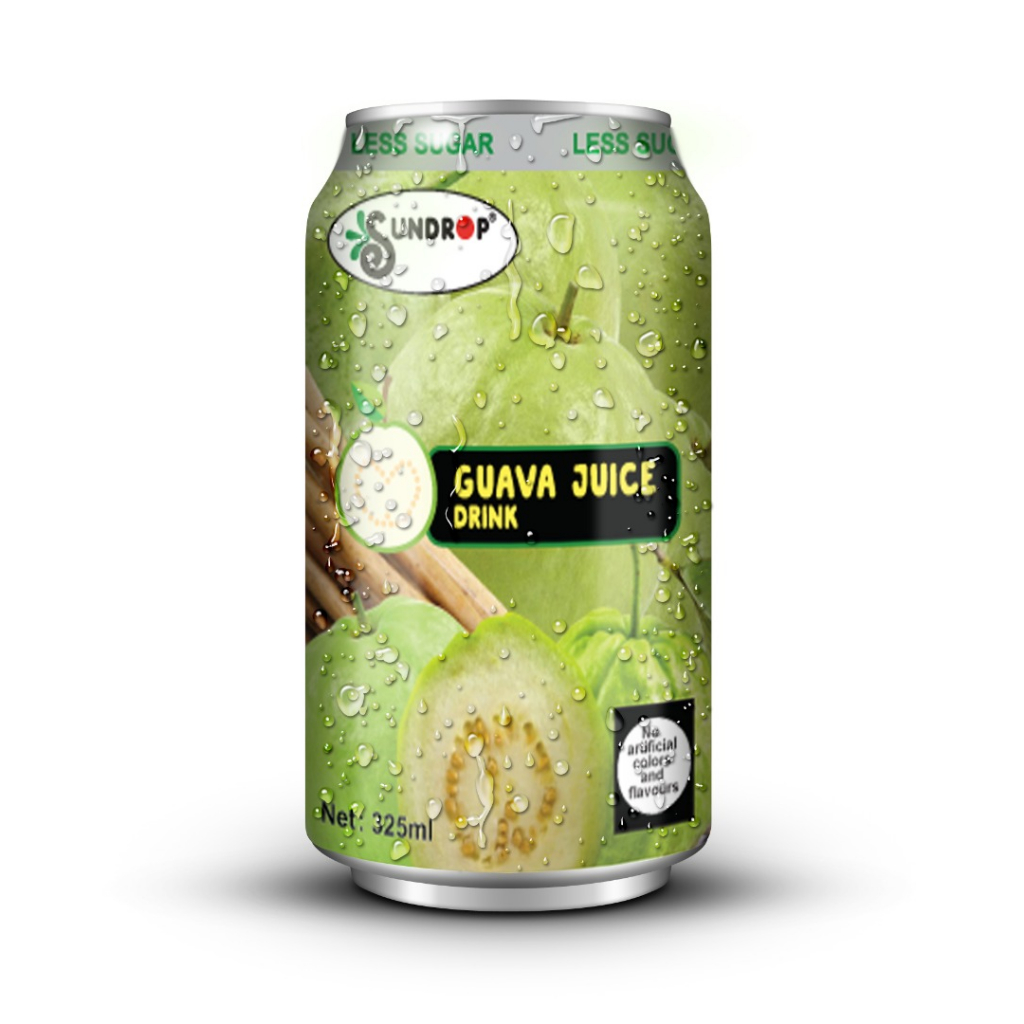 SUNDROP Guava Juice Drink 1 Carton (325ml x 24 cans) | Shopee Singapore
