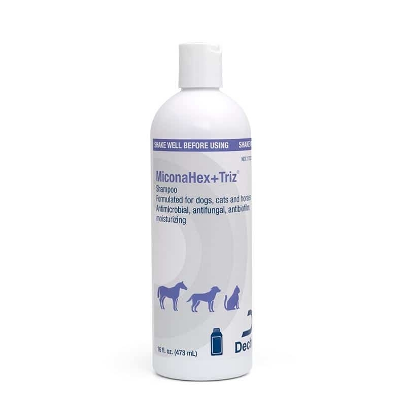 (SG) Dechra MiconaHex Triz Shampoo 16oz - Exp 01/27 - Antimicrobial and ...