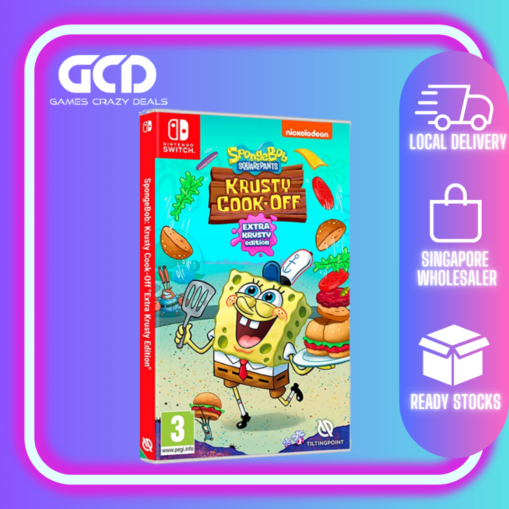 Nintendo Switch SpongeBob SquarePants: Krusty Cook Off (EU) | Shopee ...