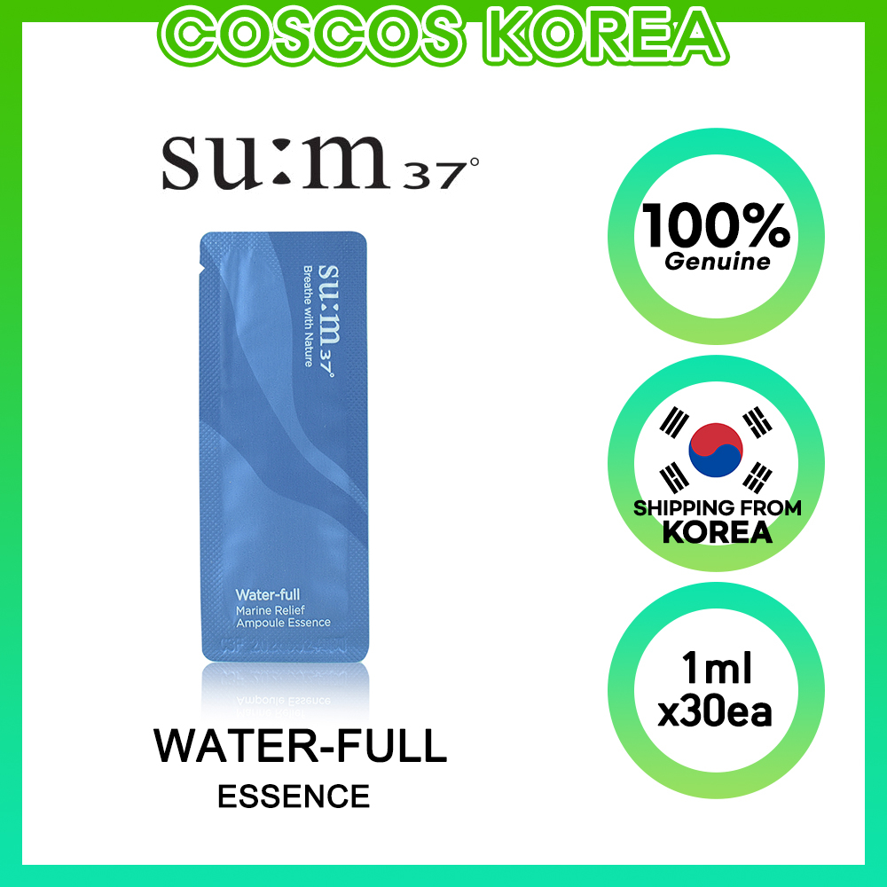 Su:m37 Water-full Marin Relif Ampoule Essence 1ml x 30ea / Moisturizing ...