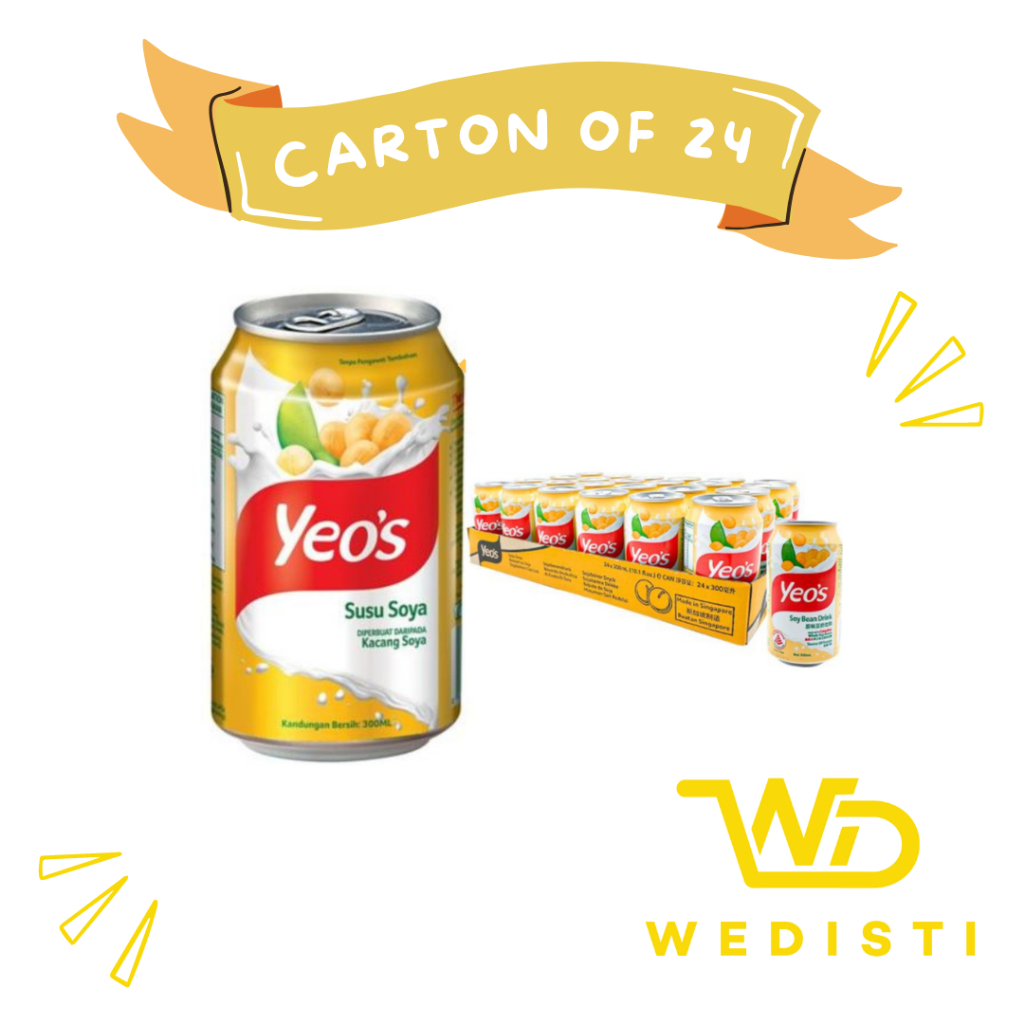 Yeo's Soya Bean Can (300ml x 24) | Shopee Singapore