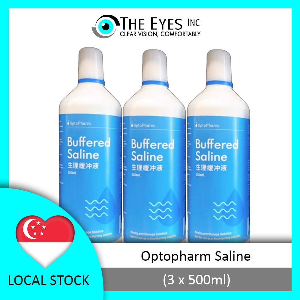 [Lowest Price in Shopee] Opto-Pharm Buffered Saline (3X500ml) | Shopee Singapore