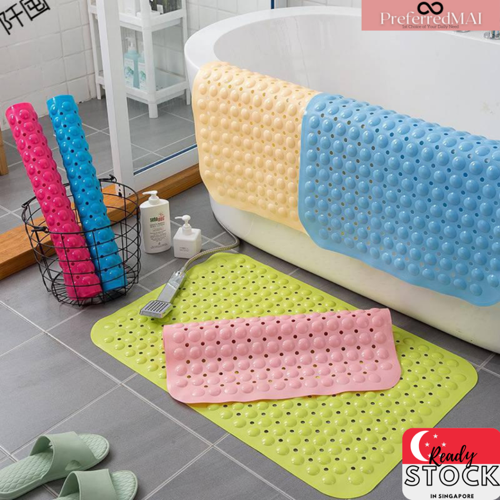 [READY STOCK] PVC Anti-Slip Suction Cup Anti Slip Toilet Bathroom Floor ...