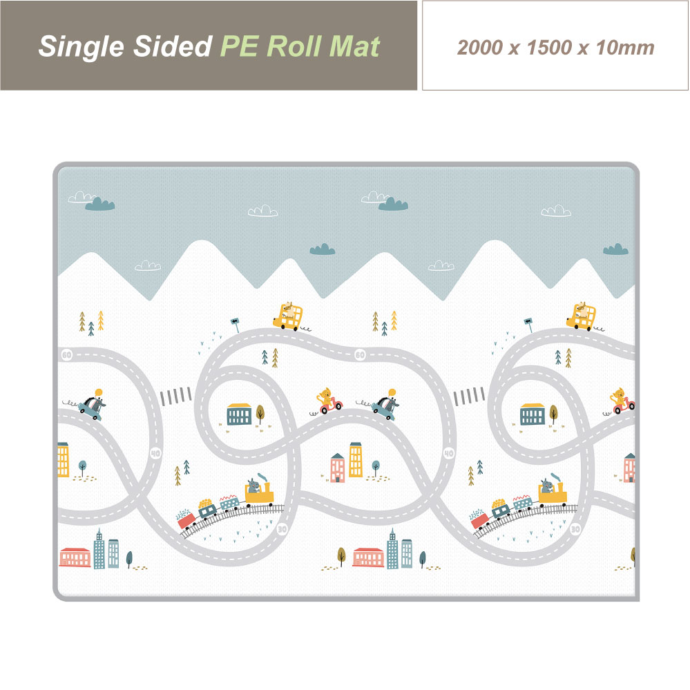 [ NEW ] Parklon PE Roll Mat Happy Travel (10mm thickness) | Shopee ...