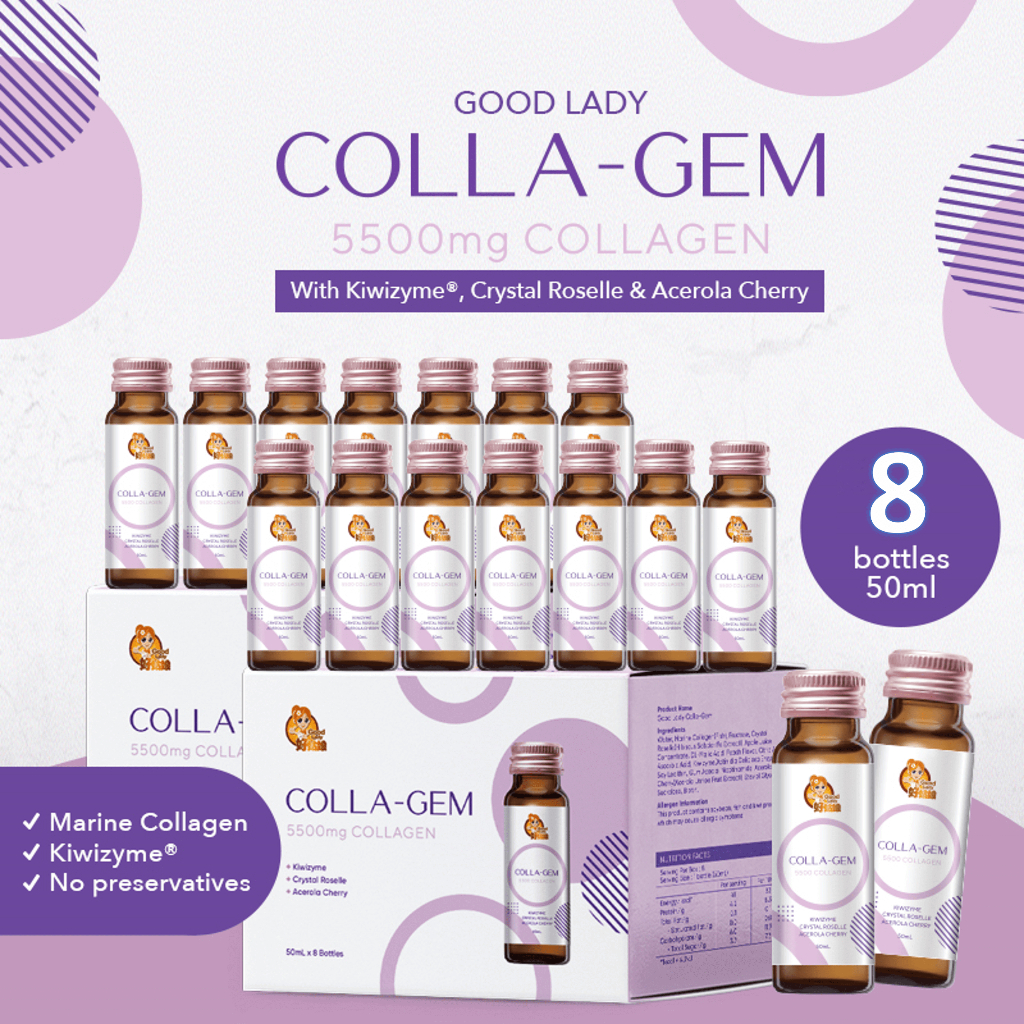 Good Lady Colla-Gem Collagen Drink 5500mg (8s x 1 box) | Shopee Singapore