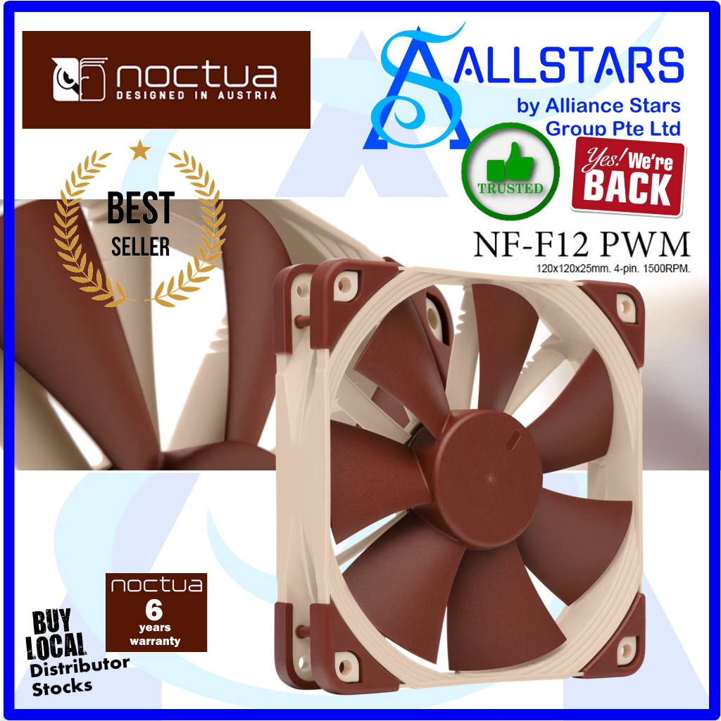 (ALLSTARS : We are Back / DIY Must Have PROMO) Noctua NF-F12 PWM 120mm ...