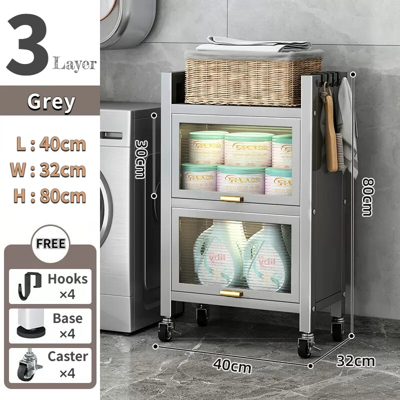 kitchen storage cabinet home locker with door Dust-proof locker ...