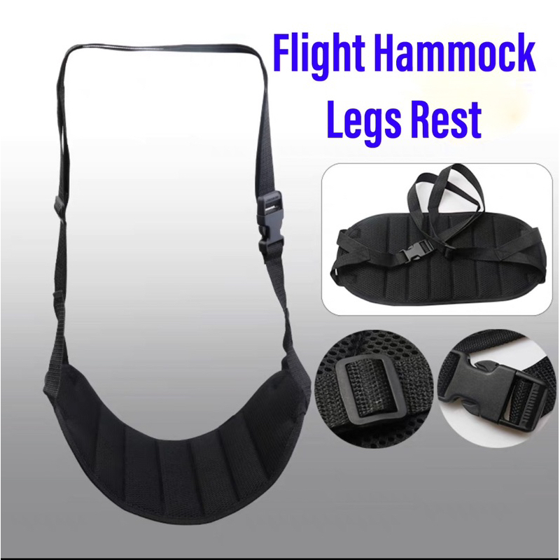SG Stock Flight Hammock Airplane Travel Pain Relief Leg Rest Hammock ...