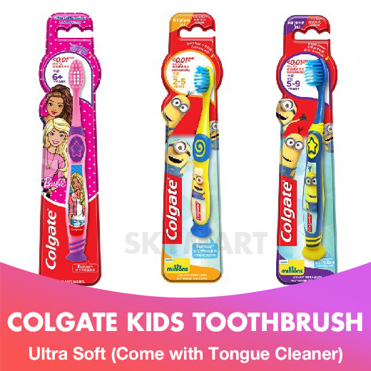 Colgate Kids toothbrush (Ultra Soft) - Minion 2-5 Years /Minion 5-9 ...