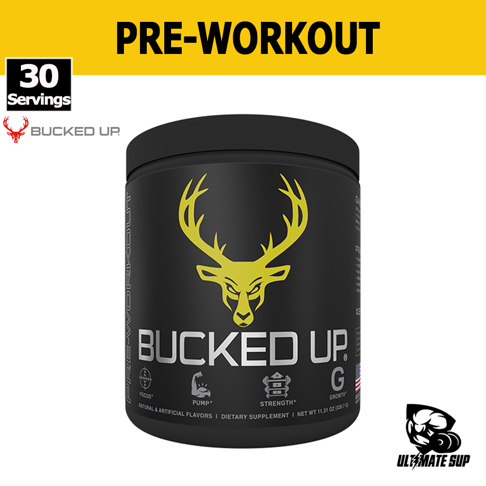 Bucked Up Pre Workout, Intense Muscle Pump, Boost Energy, Focus ...