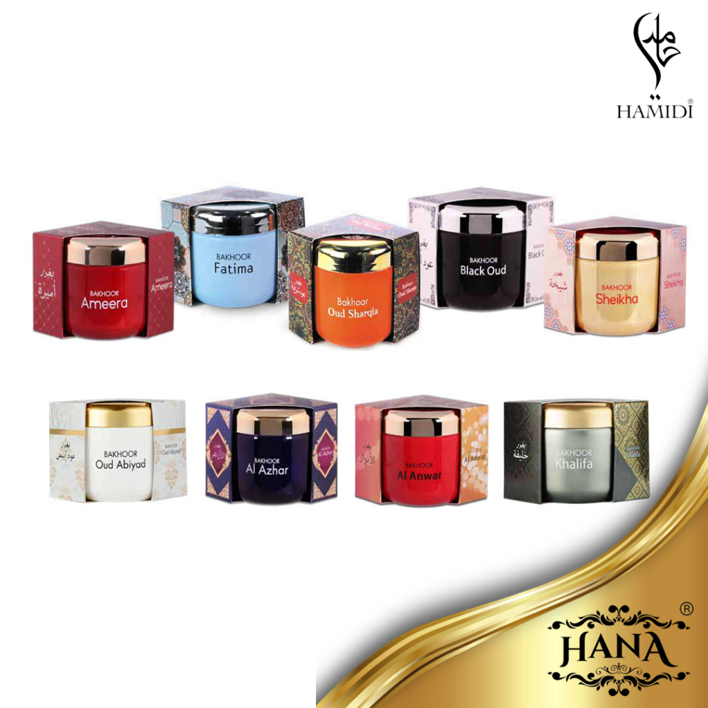 Hamidi Bakhoor 70grm Oud Magrib Amera / Fatima/ Oud Sharqia/ Black Oud ...