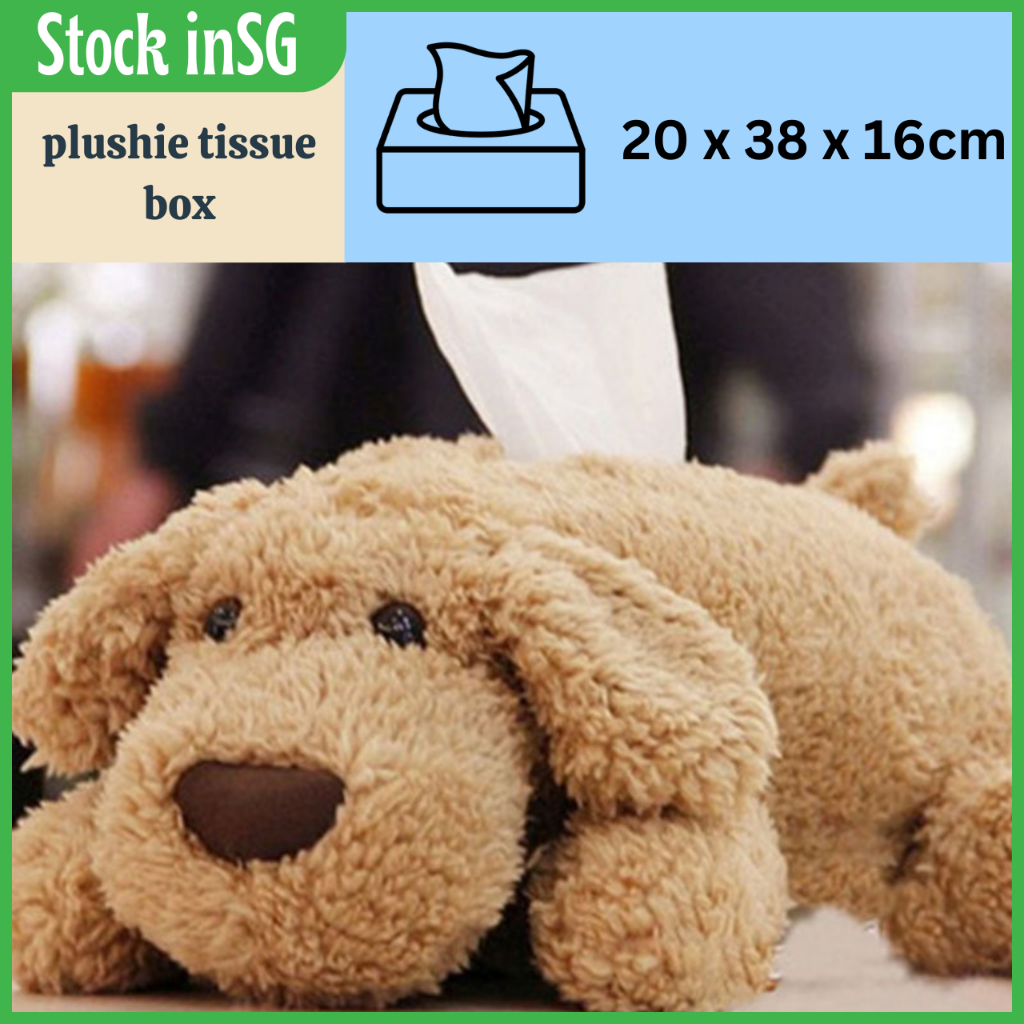 Teddy dog cartoon tissue box | Shopee Singapore