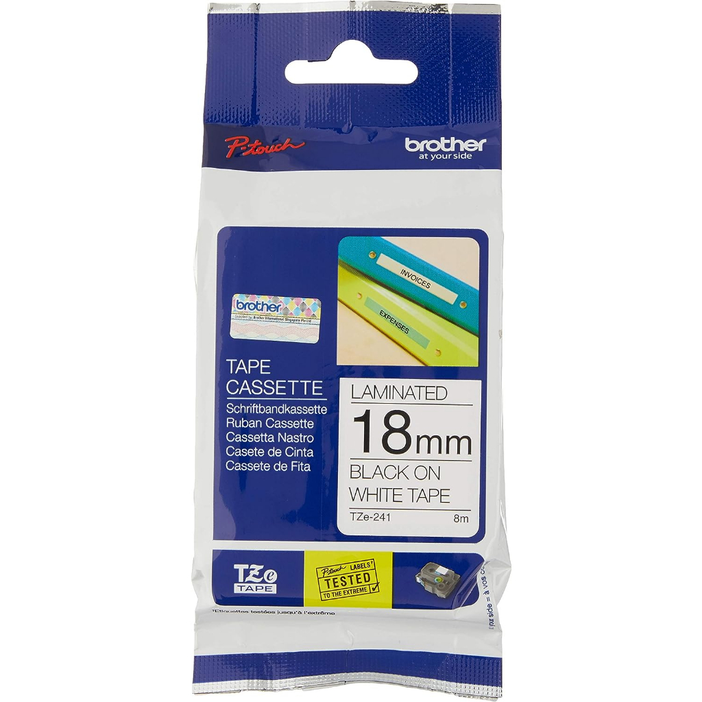 [ORIGINAL] Brother P Touch TZe Tapes TZe-211 TZe-221 TZe-231 TZe-241 ...