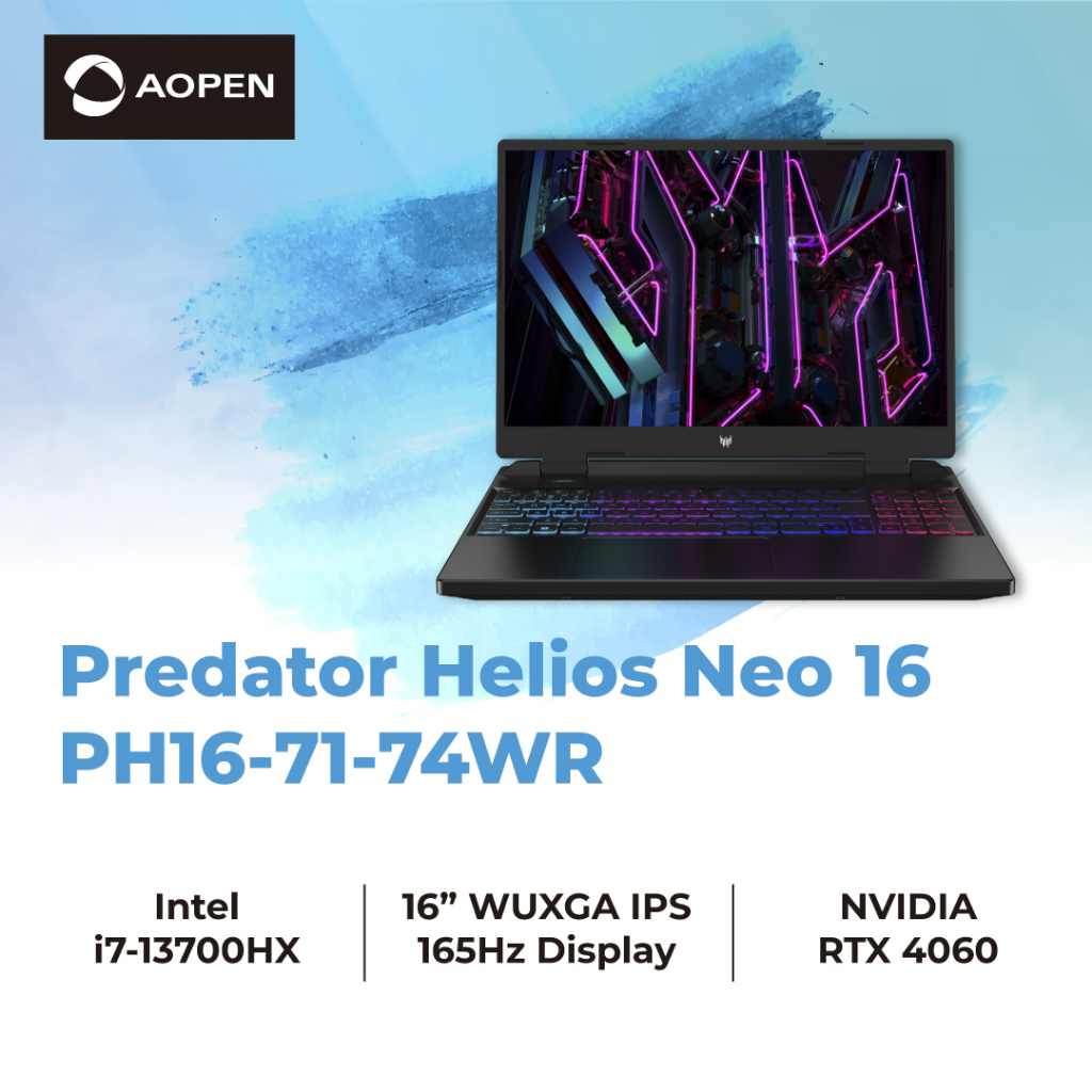 ACER PREDATOR Helios Neo 16| PHN16-71-74WR 16inch WQXGA IPS 165Hz ...