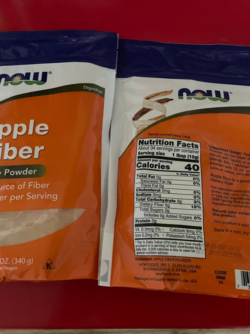 7. (LOCAL SELLER) APPLE FIBER PURE POWDER 340G | Shopee Singapore