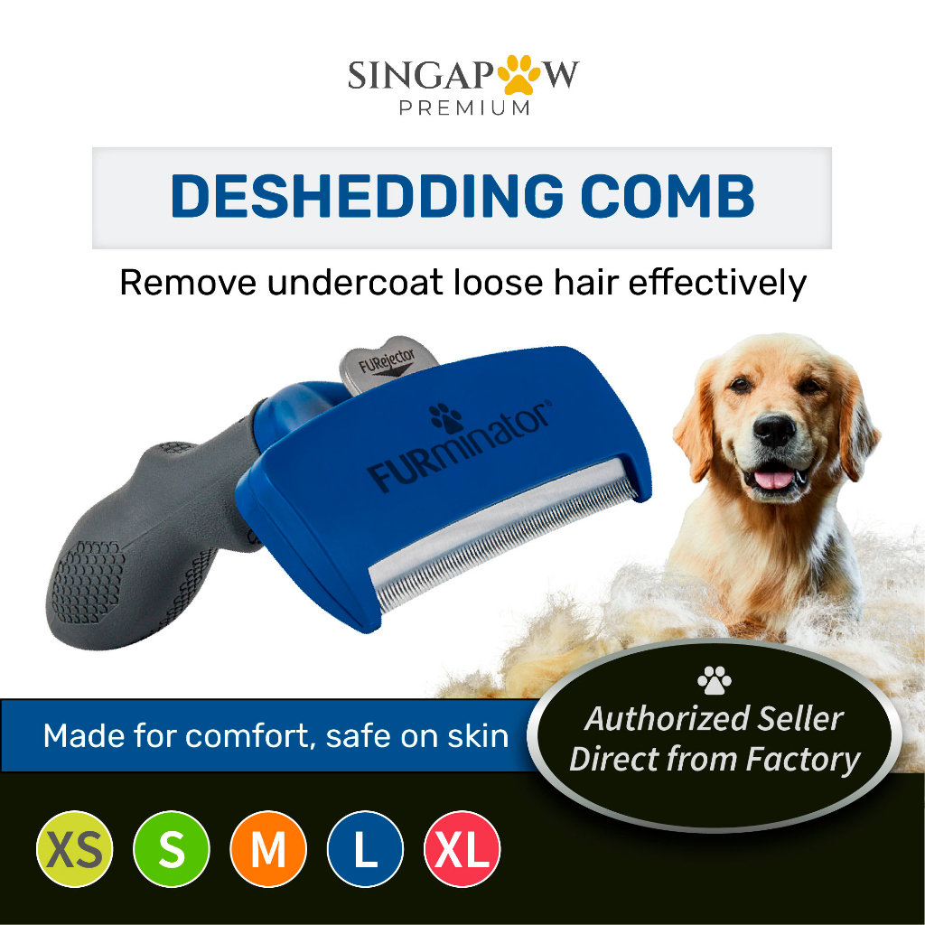 FURminator Undercoat Deshedding Tool for All Size Dog / Dog Grooming ...