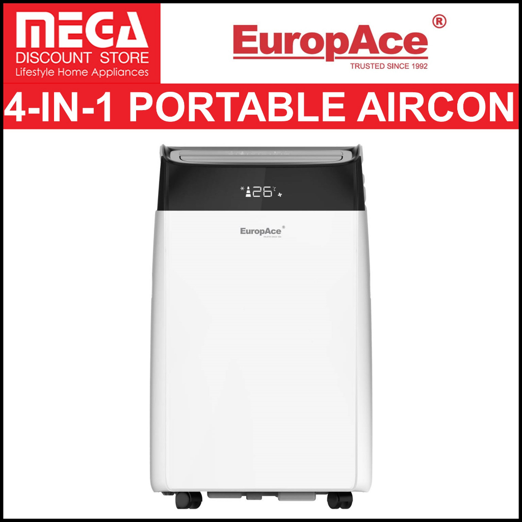 EUROPACE EPAC 14B6UV 4-IN-1 PORTABLE AIRCON 14000BTU (EPAC14B6UV ...