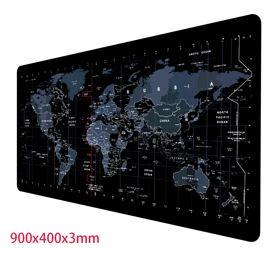 [SG Seller] Premium Non-Slip World Map Gaming Mouse Pad Mouse Mat ...