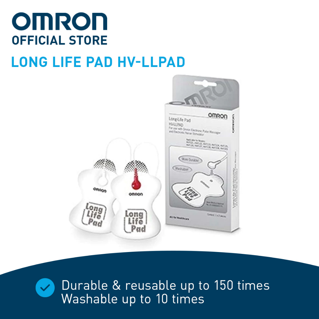 OMRON Long Life Pad HV-LLPAD [Use with Omron TENS] | Shopee Singapore