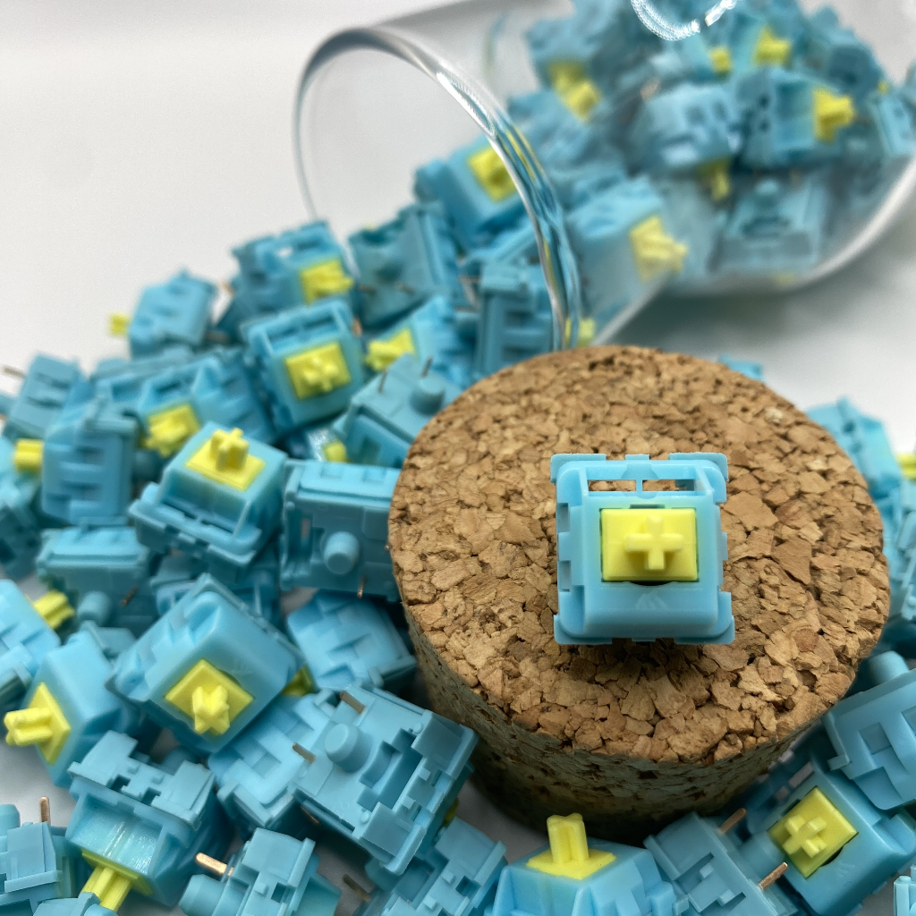 [SG Seller INSTOCK] KTT Sea Salt Lemon Keyboard Switches [Lubed ...