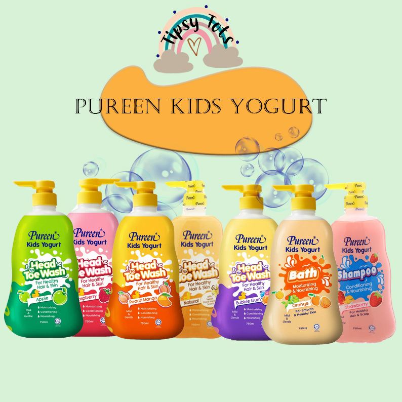 Pureen Head to Toe Wash 750ml / Pureen Shampoo 750ml | Shopee Singapore