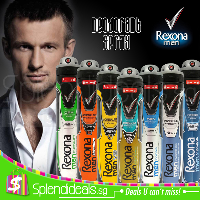 [ SPLENDIDEALS SG ] REXONA MEN DEODORANT SPRAY 200ML - ANTI PERSPIRANT ...