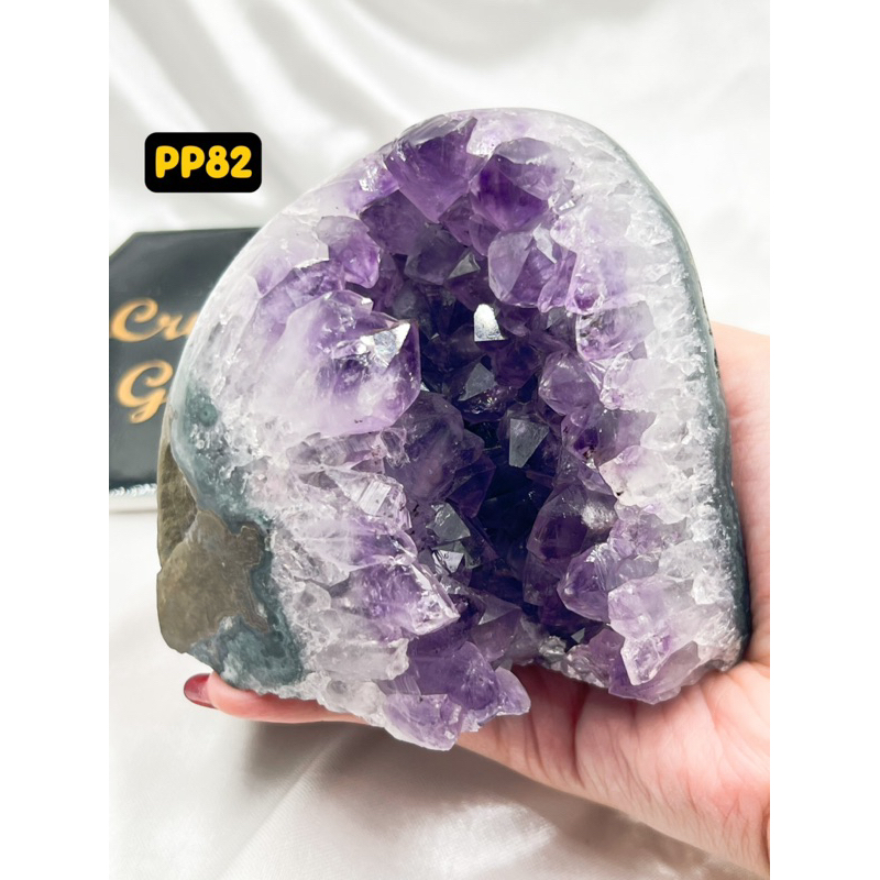 |SG| Natural Uruguay Deep Purple Amethyst Geode (Large) | Shopee Singapore