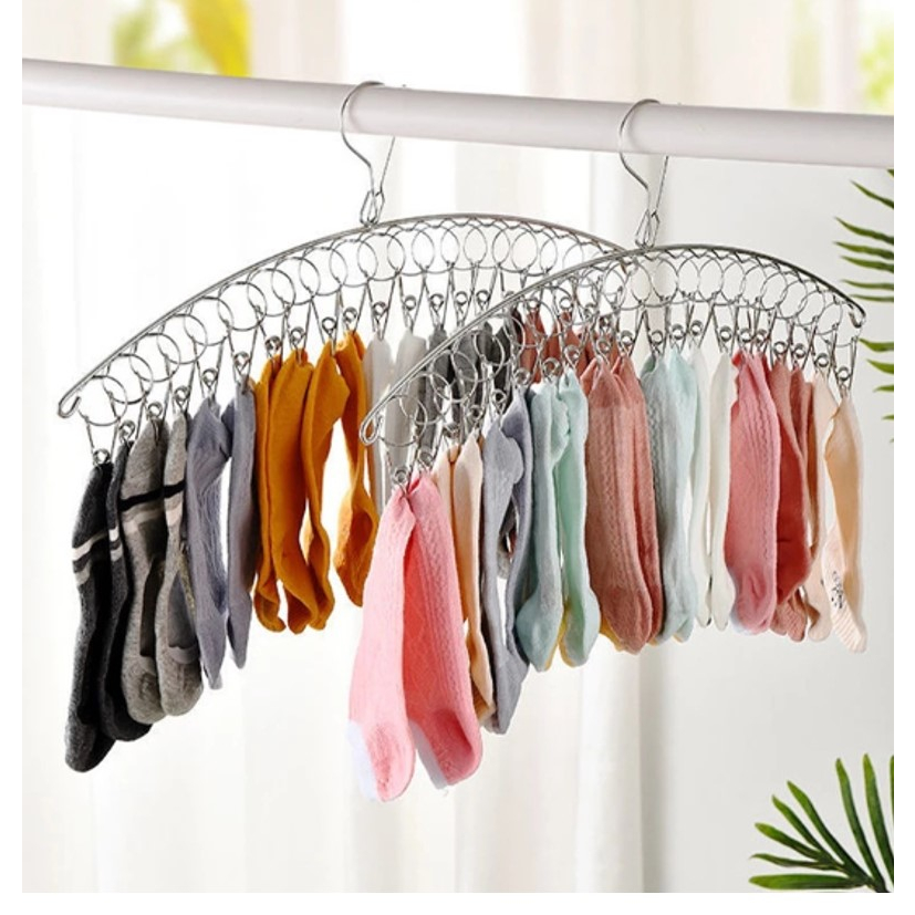 Stainless Steel Socks Racks Underwear Rack Clothes Hangers 衣架 YZ ...