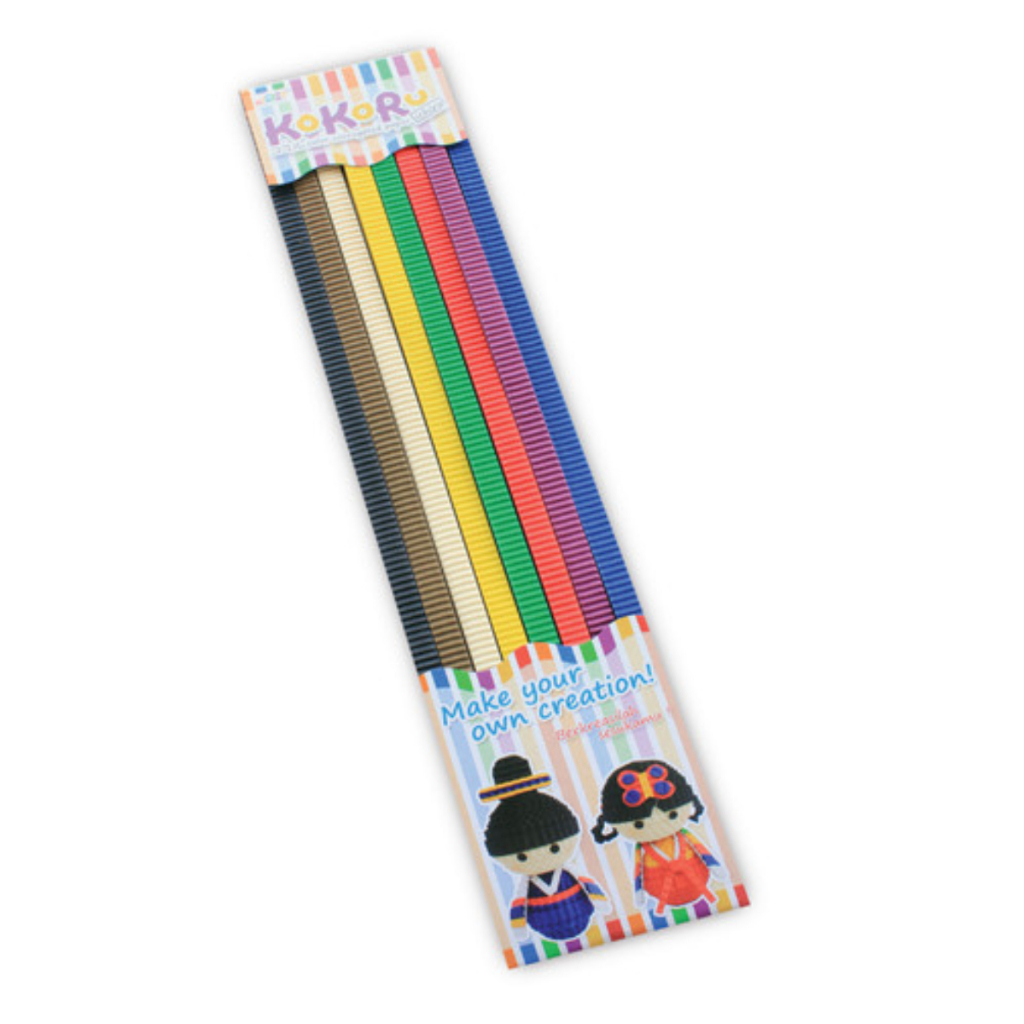 Kokoru Color Corrugated Paper Assorted Colour (Strips) | Shopee Singapore