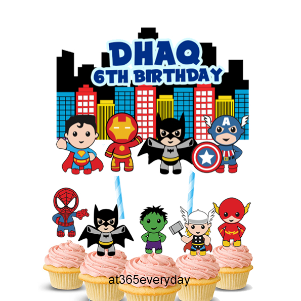 [SG SELLER] Superheroes, Marvel, Spiderman, Superman, Flash, Captain ...