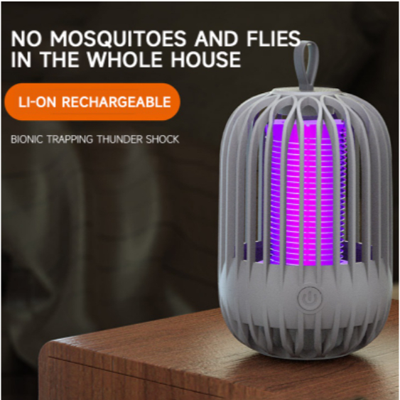 SG 24H SHIP 】Rechargeable Bug Zapper Electric Mosquito Insect Lamp Fly ...