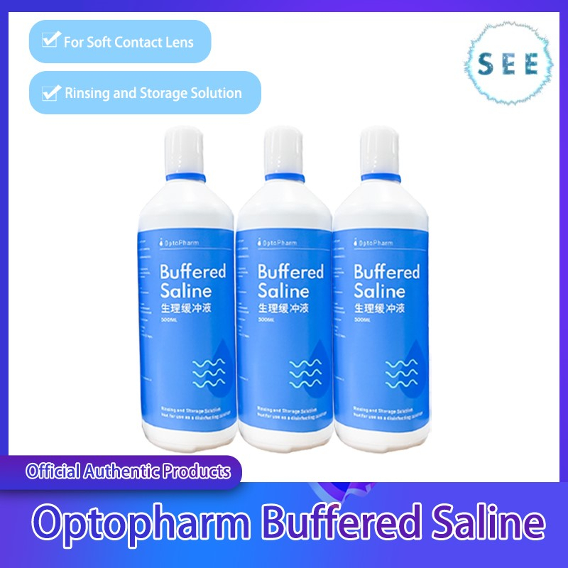 Opto Pharm Buffered Saline 500ml x 3 bottles (X) | Shopee Singapore