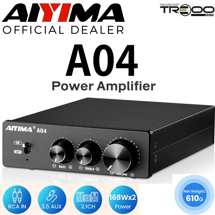 AIYIMA A04 Hi-Fi Integrated Amplifier (Official local stock - SG/UK ...