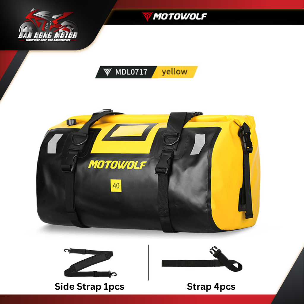 Motowolf Waterproof Travel bag/Adventure bag 40L/66L | Shopee Singapore