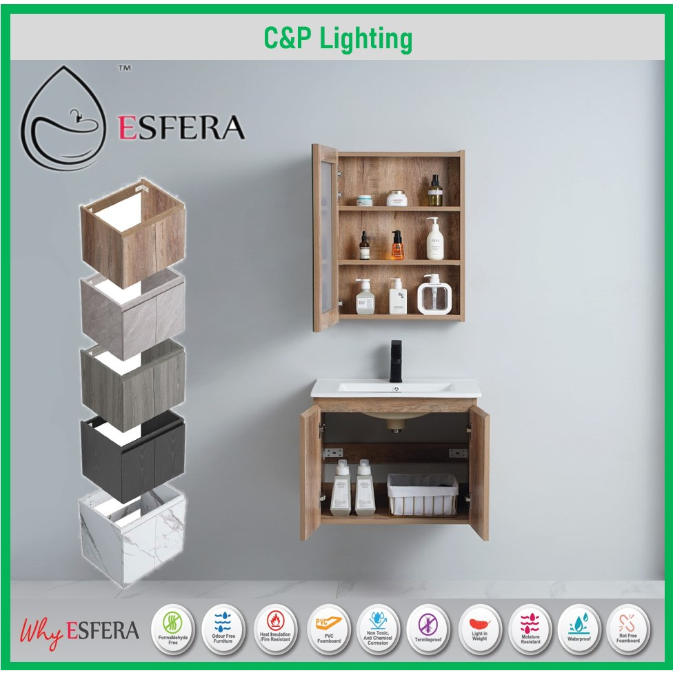 Esfera 60cm PVC Waterproof Basin Cabinet | Shopee Singapore