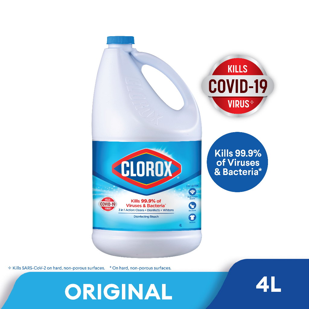 Clorox Liquid Bleach Original (4L) | Shopee Singapore