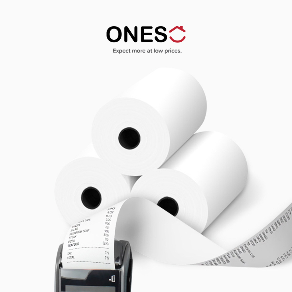 (ONES) NETS Machine Thermal Receipt roll - Thermal Paper Roll / Cashier ...