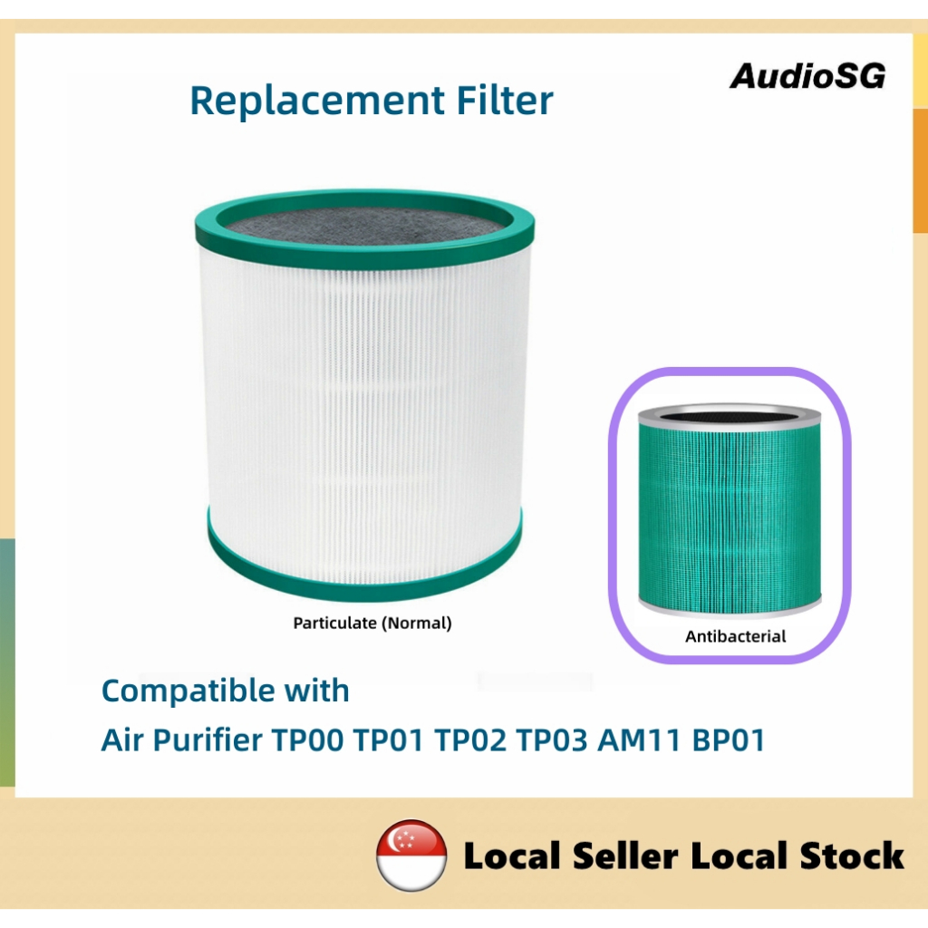 Hepa & Carbon TP00 TP01 TP02 TP03 AM11 BP01 For Pure Cool Link Tower ...