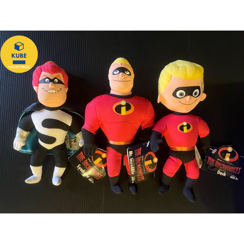 The Incredibles Disney Hasbro | 8 inches Tall Plush | Mr Incredible ...