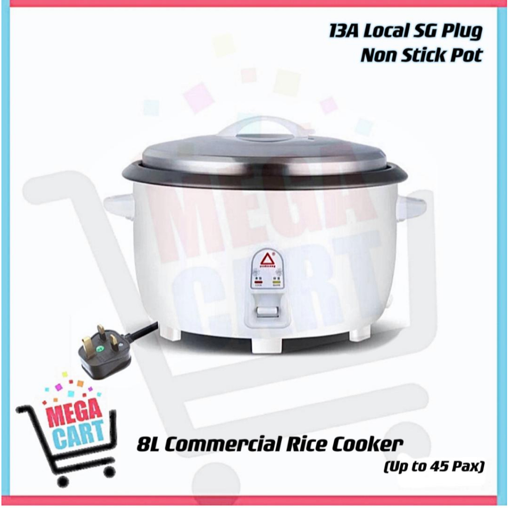 8L/10L/12L Commercial Electric Rice Cooker (Non Stick Inner Pot) - (3 ...