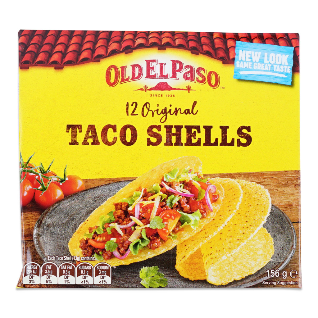 OLD EL PASO Taco Shells Original 156g | Shopee Singapore