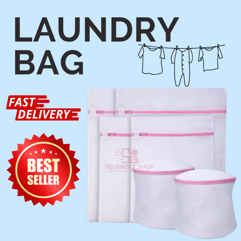 Fine Mesh Laundry Bag Washing Machine Fine Mesh Net for Underwear, baby ...