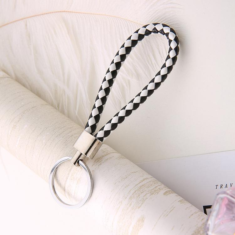 [SG READY STOCK] Braided Rope Keychain Metal Key Ring Key Holder Key ...