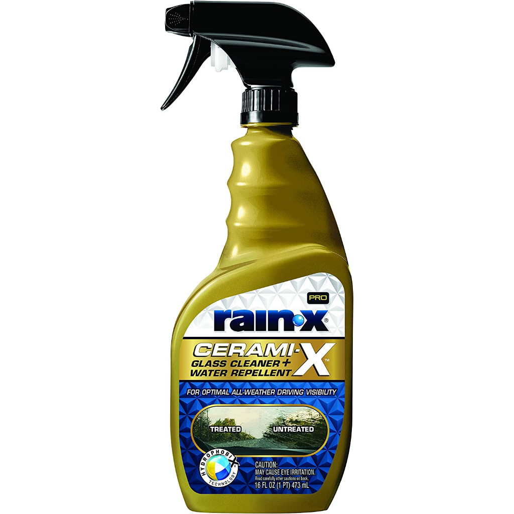 RAIN-X Cerami-X Car Glass Cleaner + Water Repellent - 16oz | Shopee ...