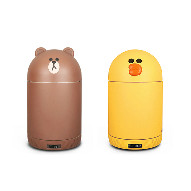 Line Friends Refrigerator Home Bar (Selly/Brown) Design Refrigerator ...