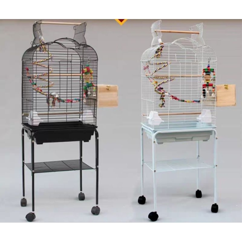 Bird Cage of size 46x36x70cm. Parrot Cage include cups & perch only ...
