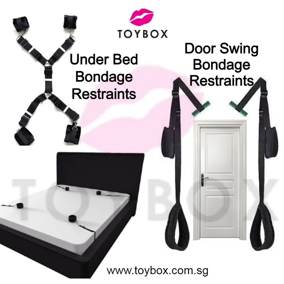 Bdsm Under Mattress Bed Bondage Restraint Door Swing Restraint Bdsm Sex Swing Neckwrist Cuff